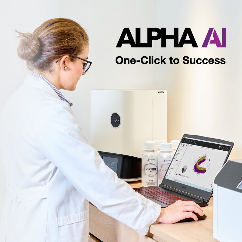 Simplify Dental 3D Printing workflows with ALPHA AI