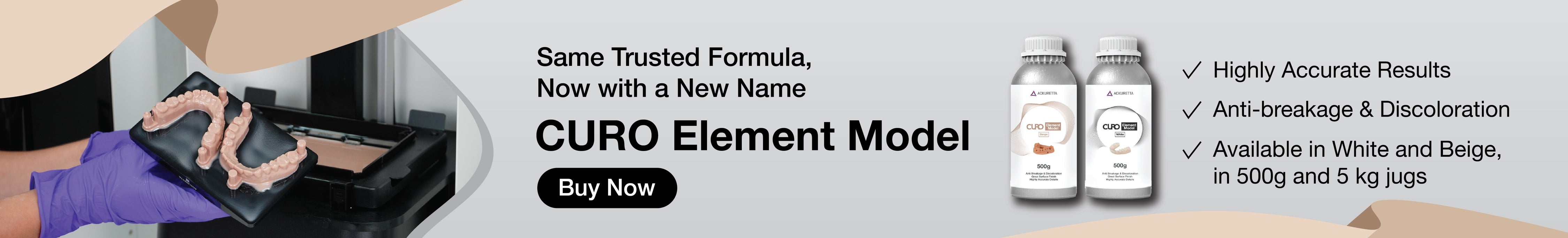 Ackuretta | Same-day Dental 3D Printing Solutions